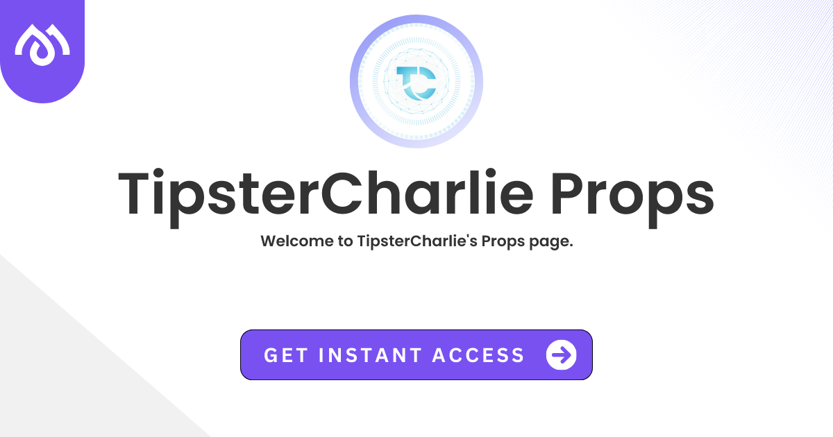 TipsterCharlie Props - Subscribe now!
